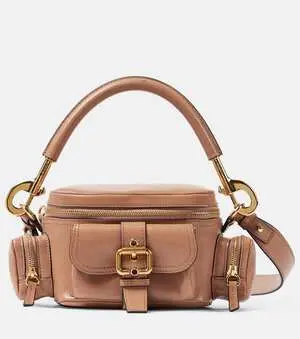 Chloé Camera Small Leather Crossbody Bag - Pink