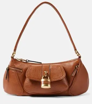 Chloé The 99 Small Leather Shoulder Bag - Brown