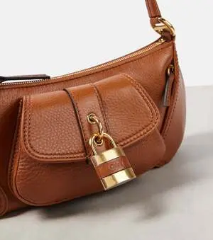 Chloé The 99 Small Leather Shoulder Bag - Brown
