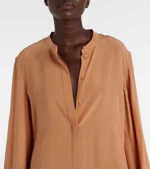 Chloé Silk Crêpe De Chine Minidress
