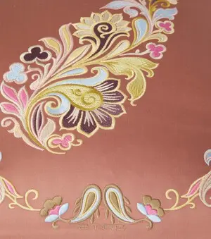 Etro Paisley Embroidered Cotton Cushion