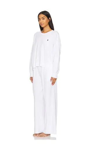 Polo Ralph Lauren Pajama Set In White