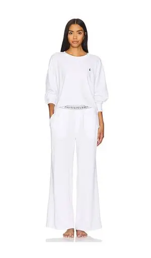 Polo Ralph Lauren Pajama Set In White