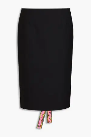 Emilio Pucci Wool-blend Crepe Pencil Skirt