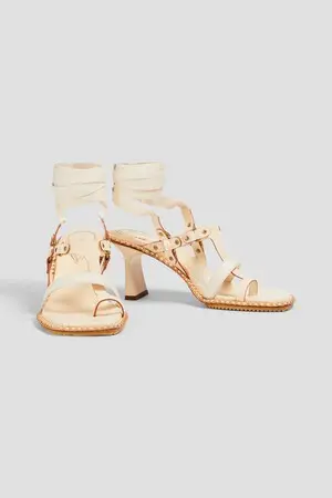 Zimmermann Grosgrain And Leather Sandals