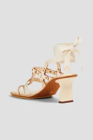 Zimmermann Grosgrain And Leather Sandals