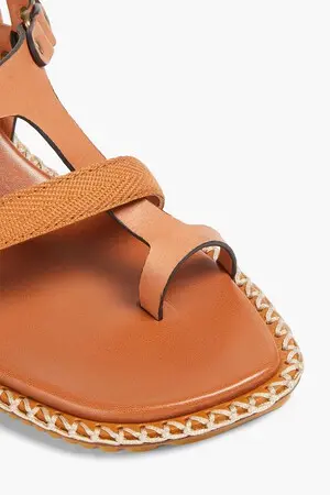 Zimmermann Grosgrain And Leather Sandals