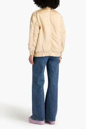 Zimmermann Padded Satin Bomber Jacket