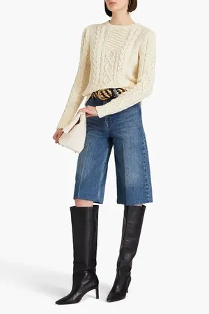 Zimmermann Cable-knit Cotton-blend Sweater
