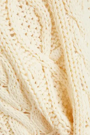 Zimmermann Cable-knit Cotton-blend Sweater