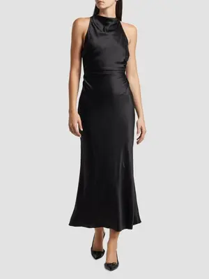 REFORMATION Casette Silk Maxi Dress