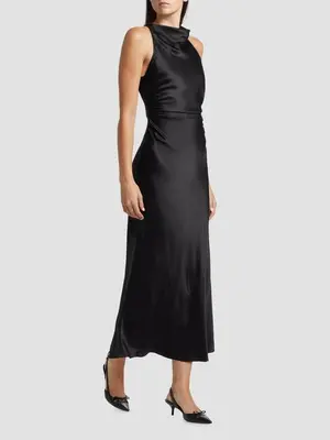 REFORMATION Casette Silk Maxi Dress