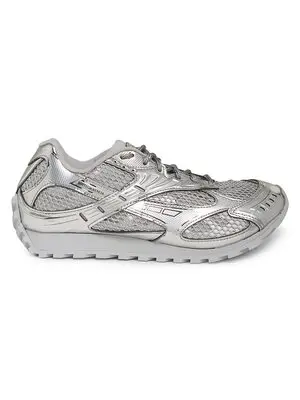 Bottega Veneta Women's Orbit Technical Low-Top Sneakers - Silver  - Silver