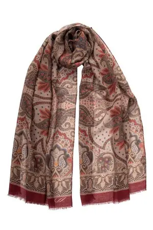 ELIZABETTA Uffiziwool Scarf - Travertine Beige