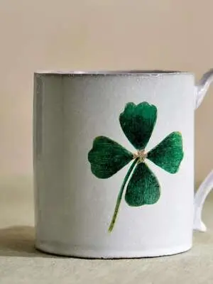 ASTIER DE VILLATTE John Derian Clover Glazed Ceramic Mug
