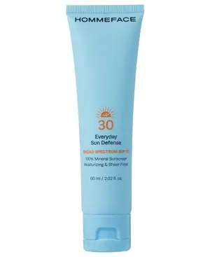 HOMMEFACE Everyday Sun Defense Spf 30 Mineral Face Sunscreen - White