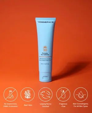 HOMMEFACE Everyday Sun Defense Spf 30 Mineral Face Sunscreen