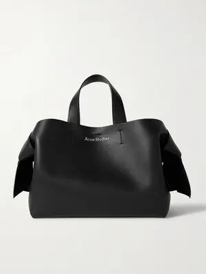 Acne Studios Musubi Knotted Leather Tote - Black