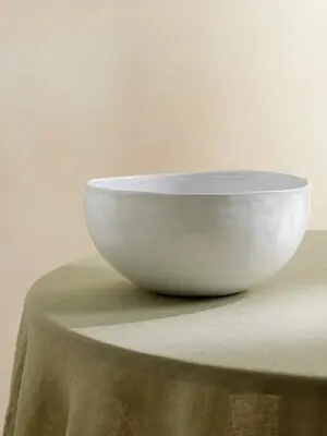 ASTIER DE VILLATTE Simple Large Ceramic Salad Bowl - White