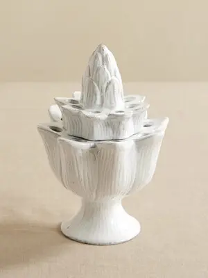 ASTIER DE VILLATTE Pique Ceramic Vase - White