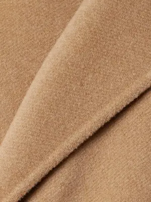 Khaite Rothen Oversized Belted Wool Coat - Brown