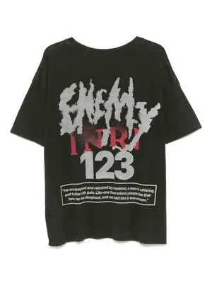 RRR123 Slogan-print T-shirt