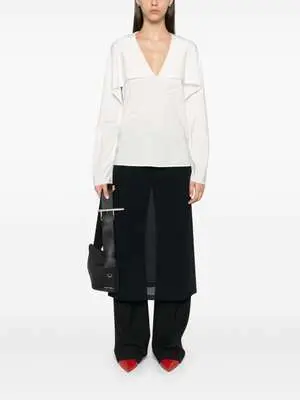 Helmut Lang Layered Blouse - White