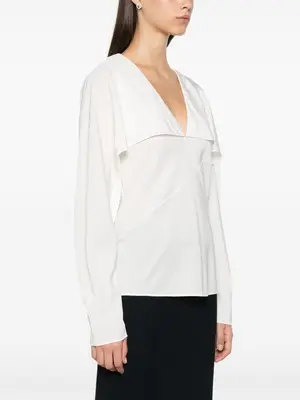 Helmut Lang Layered Blouse - White