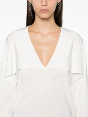 Helmut Lang Layered Blouse - White