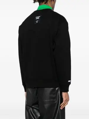 AAPE BY *A BATHING APE Logo Cardigan - Black