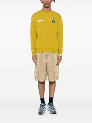 AAPE BY *A BATHING APE Logo Crew Neck Sweatshirt