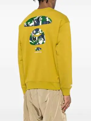 AAPE BY *A BATHING APE Logo Crew Neck Sweatshirt
