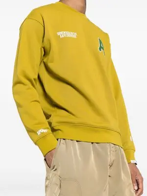 AAPE BY *A BATHING APE Logo Crew Neck Sweatshirt