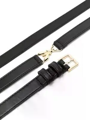 Patrizia Pepe Logo-plaque Belt - Black