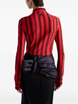 Prada Striped Piqué Shirt