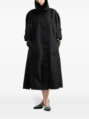 Prada Panelled Single-breasted Coat