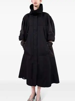 Prada Panelled Single-breasted Coat