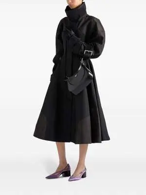 Prada Single-breasted Paneled Coat