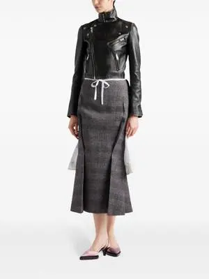 Prada Prince Of Wales Check Skirt