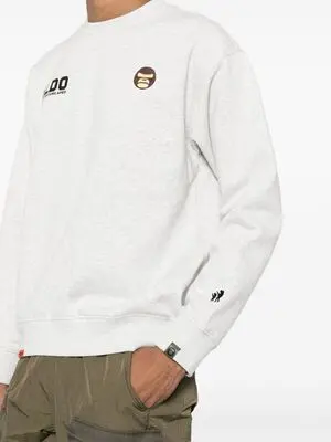 AAPE BY *A BATHING APE Logo-embroidered Sweatshirt