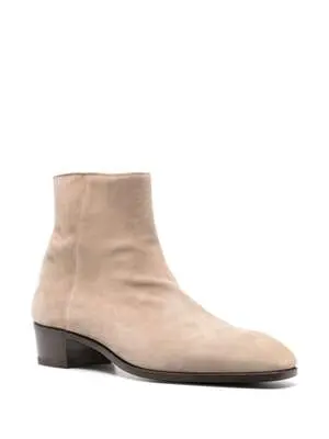LARDINI 45mm Suede Ankle Boots