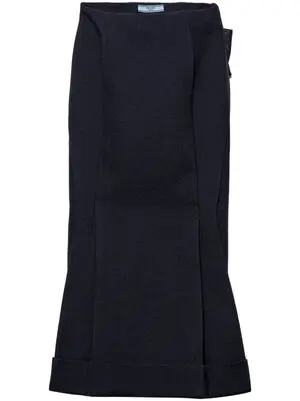 Prada Deconstructed Midi Skirt