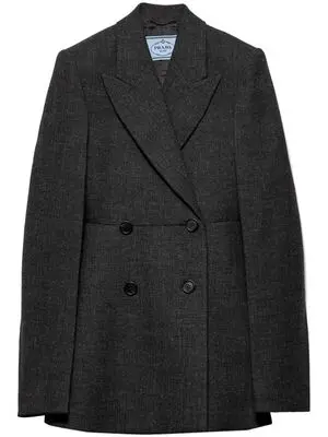 Prada Double-breasted Wool Coat