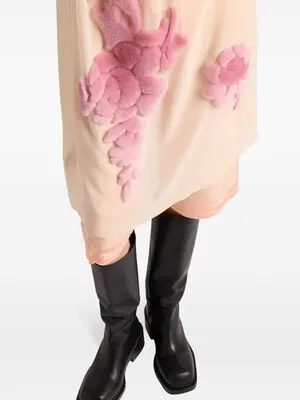 Prada Georgette Midi Dress