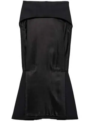Prada Deconstructed Midi-skirt