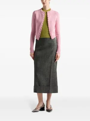 Prada Cashmere Cardigan - Pink