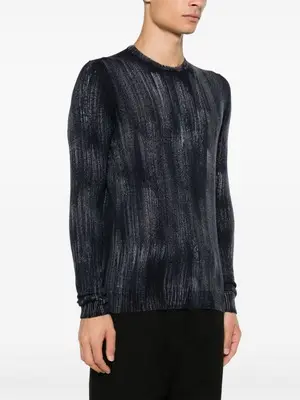 Avant Toi Intarsia-knit Sweater - Blue
