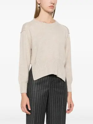 Loulou De Saison Lian Cashmere Sweater - Neutrals