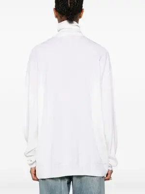 Moschino Golden M Sweater - White