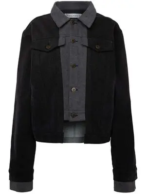 JW Anderson Logo-appliqué Layered Jacket